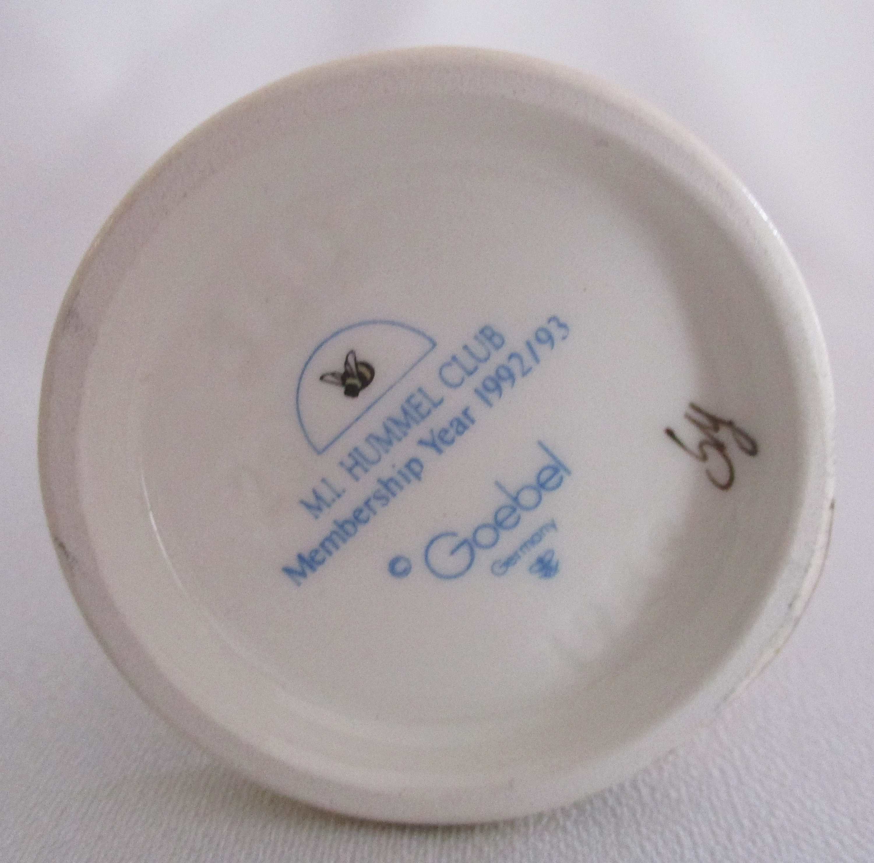 Three Hummel Figurines for M.I. Hummel Club Members Includes Lucky Fellow, A Sweet Offering and ...