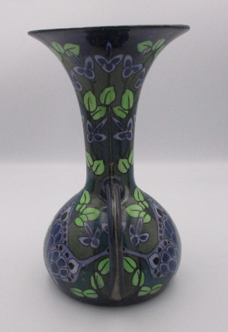 Rare Wedgwood England Lindsay Ware Vase Circa 1900 Hand Painted ...