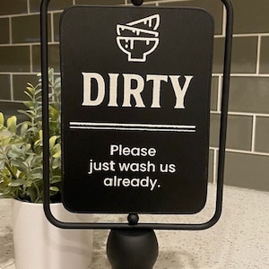 Clean/dirty Dishes Bistro Sign - Etsy