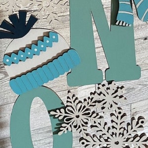 Adorable Stacked Snow/snowman Sign - Etsy