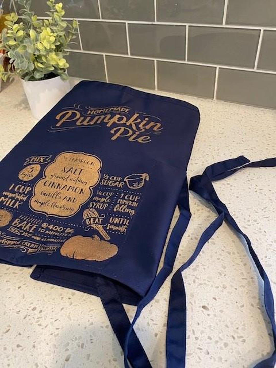 Fall/thanksgiving Pumpkin Pie Apron - Etsy