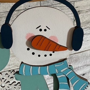 Adorable Stacked Snow/snowman Sign - Etsy