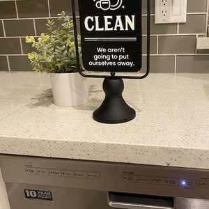 Clean/dirty Dishes Bistro Sign - Etsy