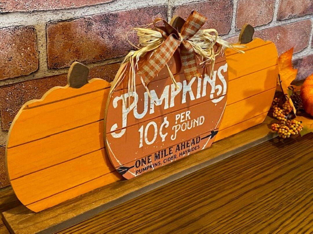 Farmhouse Shiplap Pumpkins - Fall Decor - Etsy