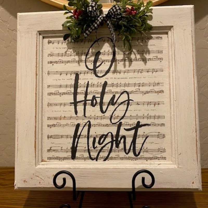 Oh Holy Night Sign - Etsy