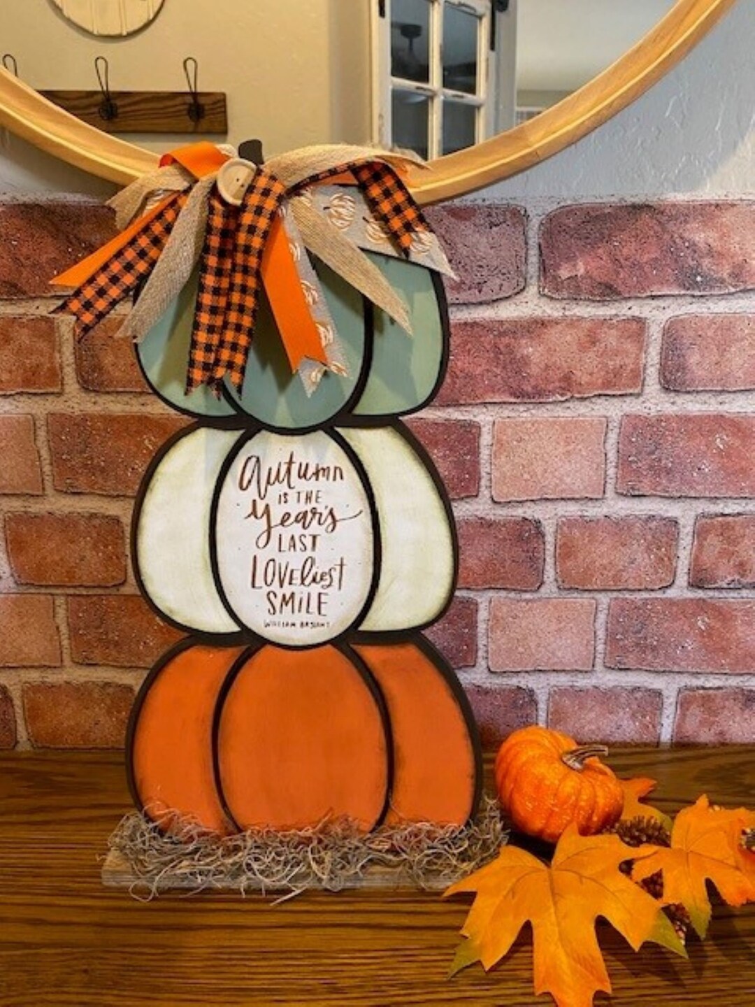Stacked Pumpkin Sign/fall Decor - Etsy