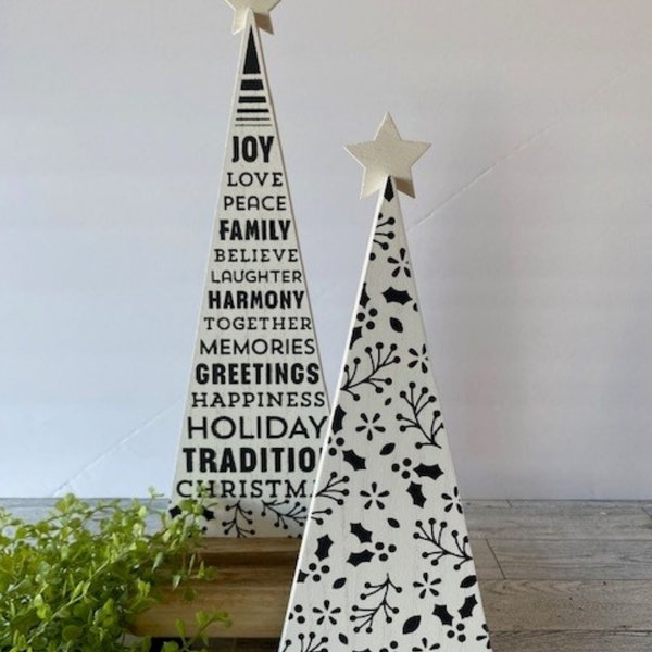 Chunky Wood Letters - Etsy