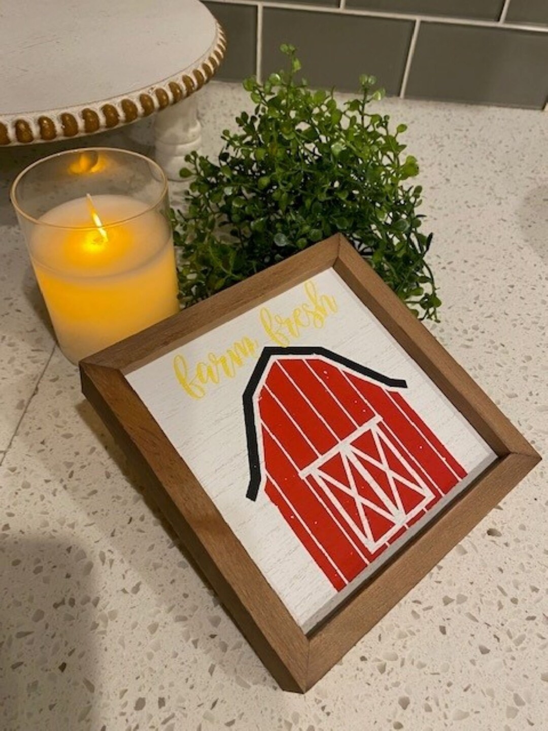 Farm Fresh/farm Sweet Farm - Double-sided Farmhouse Sign - Etsy