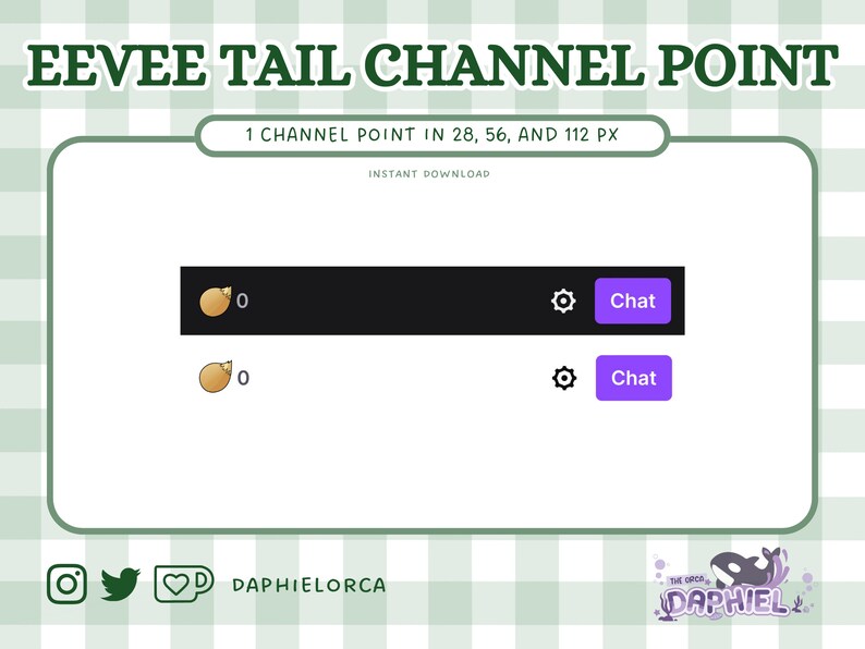 Male Eevee Twitch Channel Point Icon Twitch Badges Pokemon Kawaii Cute ...