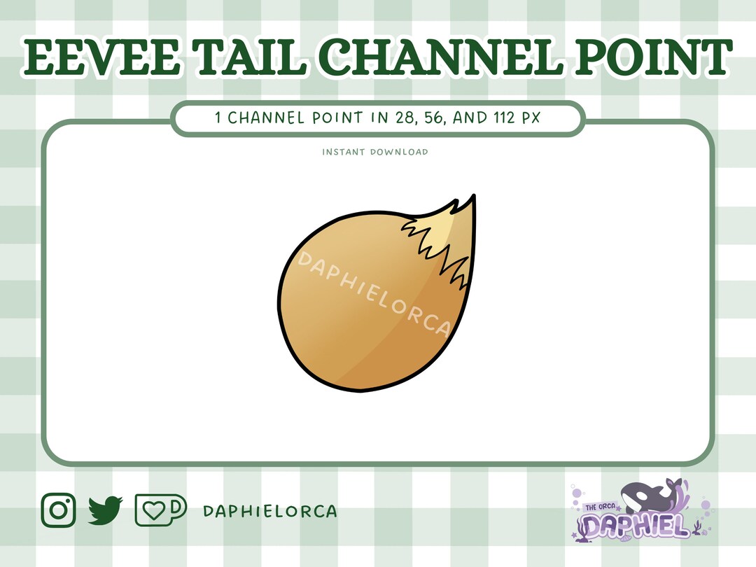 Male Eevee Twitch Channel Point Icon Twitch Badges Pokemon Kawaii Cute ...