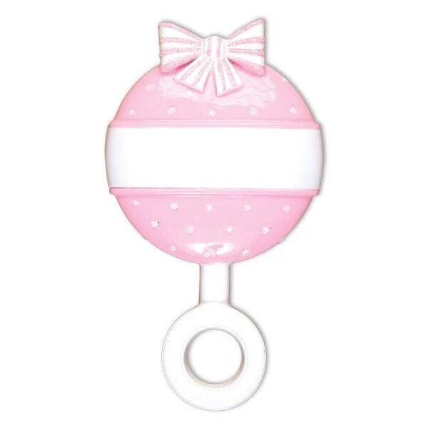 Baby's First Rattle - Pink - Etsy