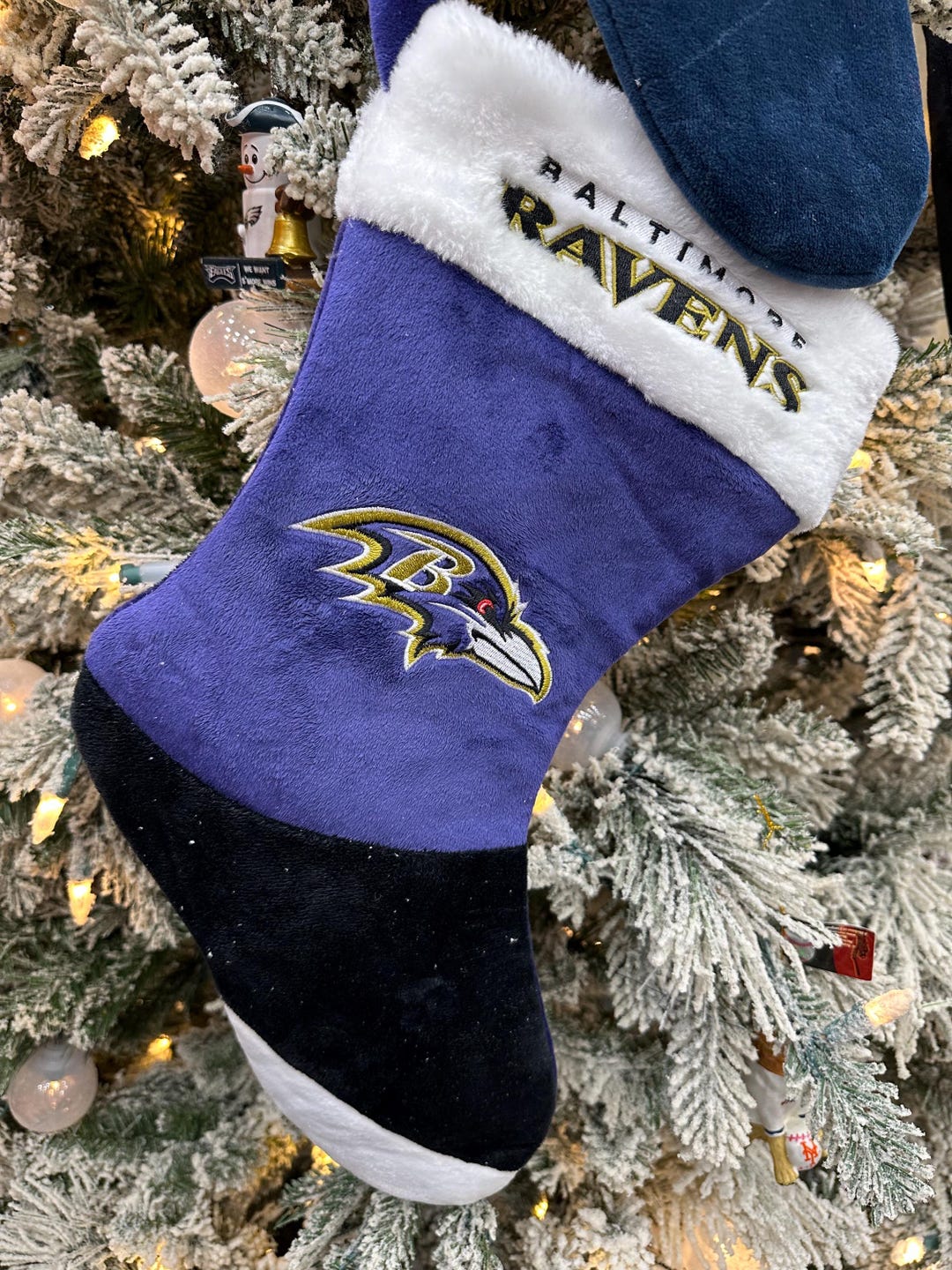 Baltimore Ravens Christmas Personalized Name Stocking - Etsy