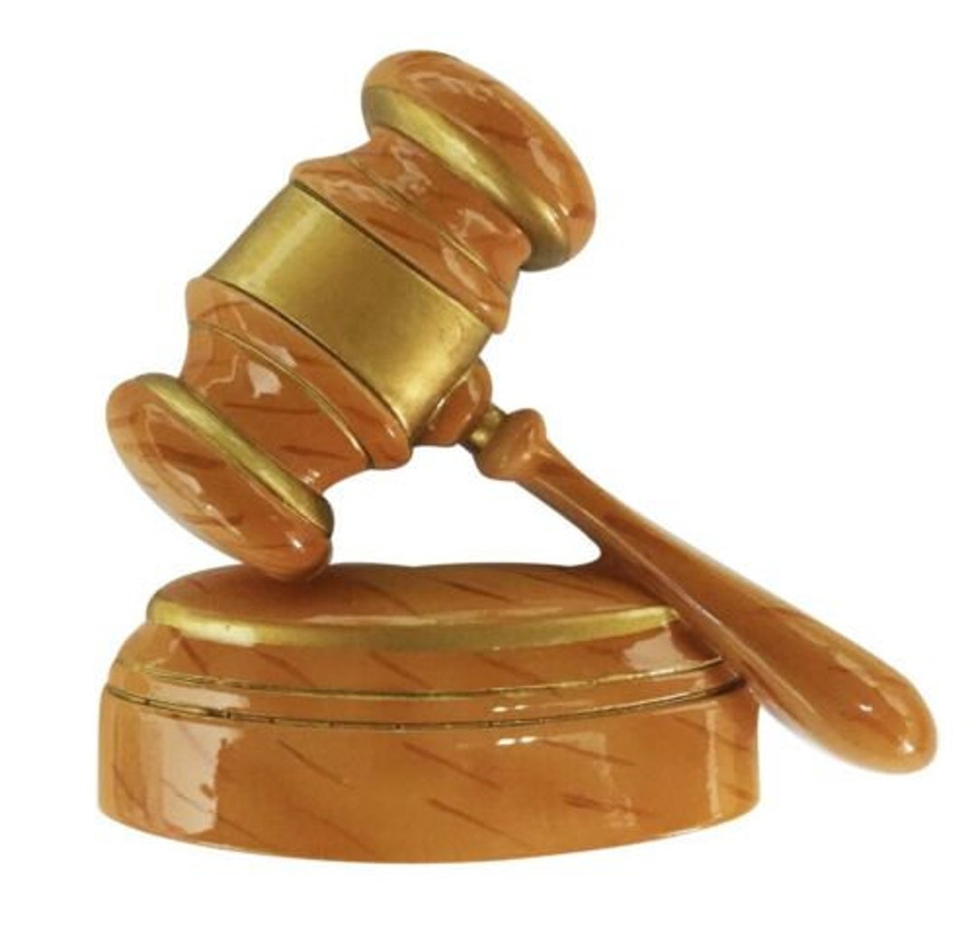 Judge Gravel Christmas Ornament - Etsy