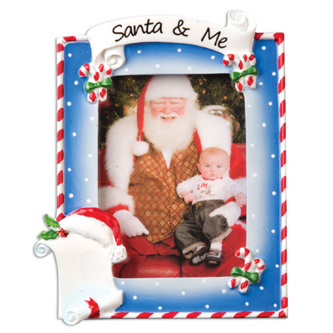 Santa and Me Frame - Etsy