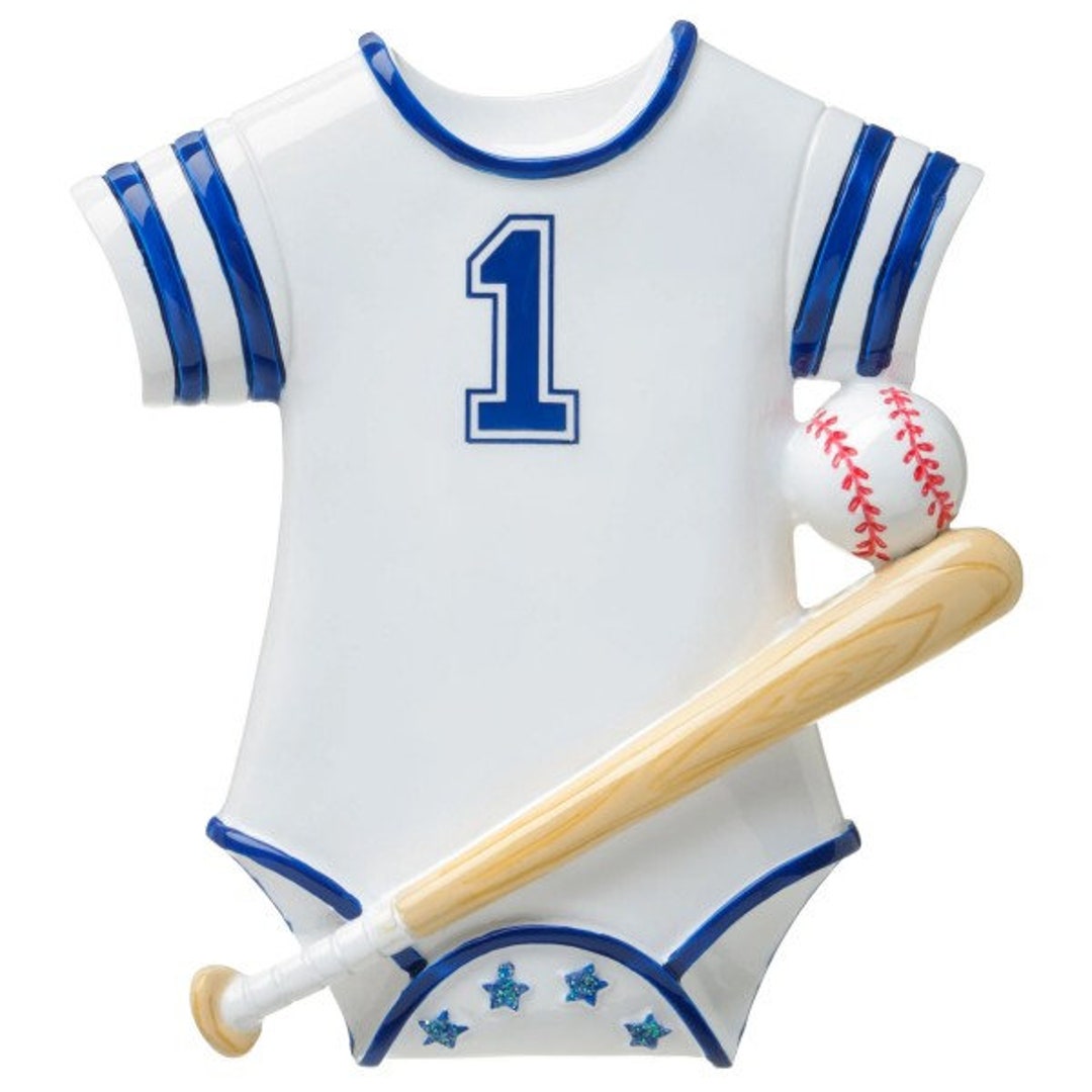 Baseball Baby Onesie (blue) - Etsy