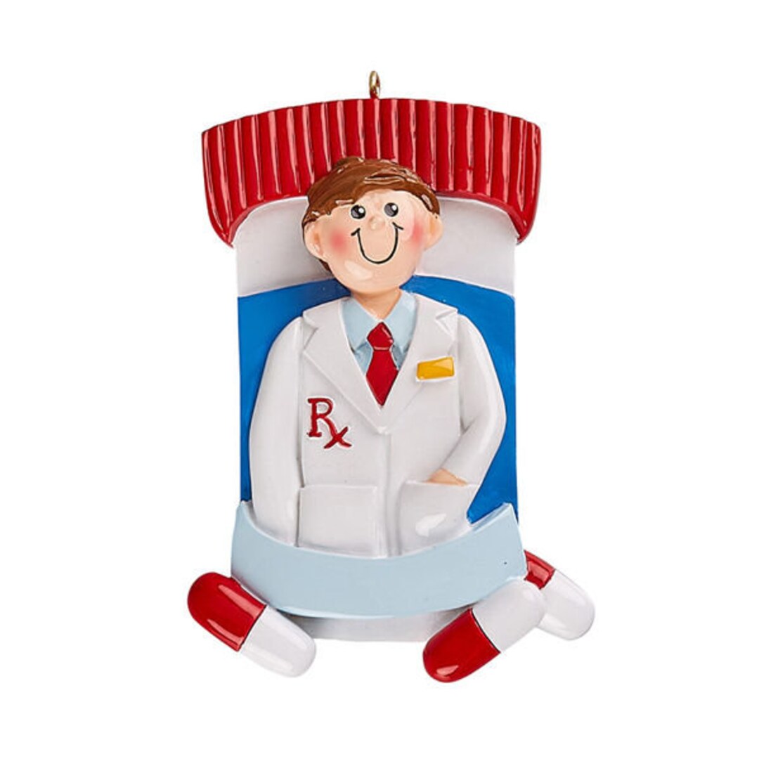 Pharmacist Boy Ornament - Etsy