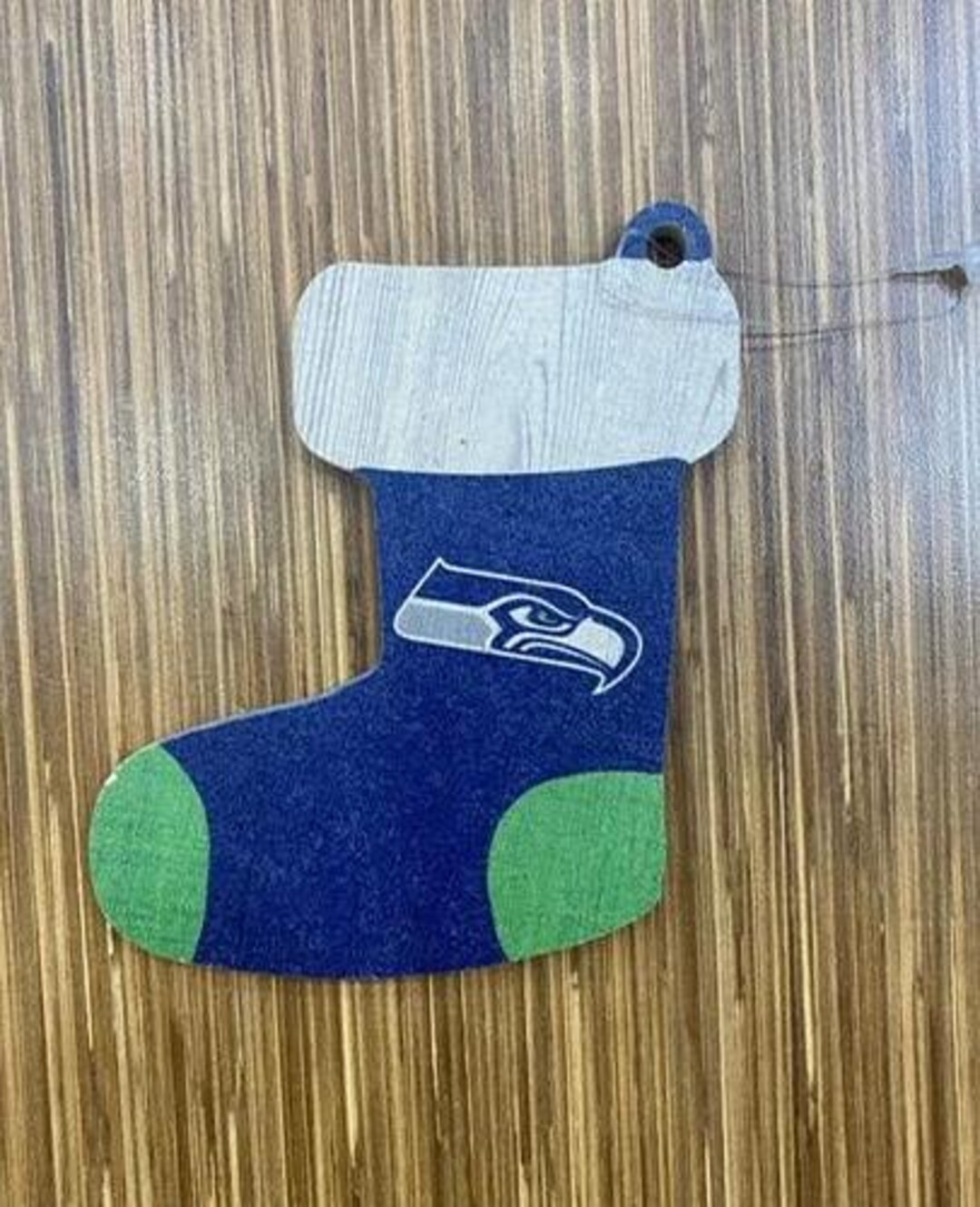 Washington Seahawks Wooden Personalized Stocking Ornament - Etsy