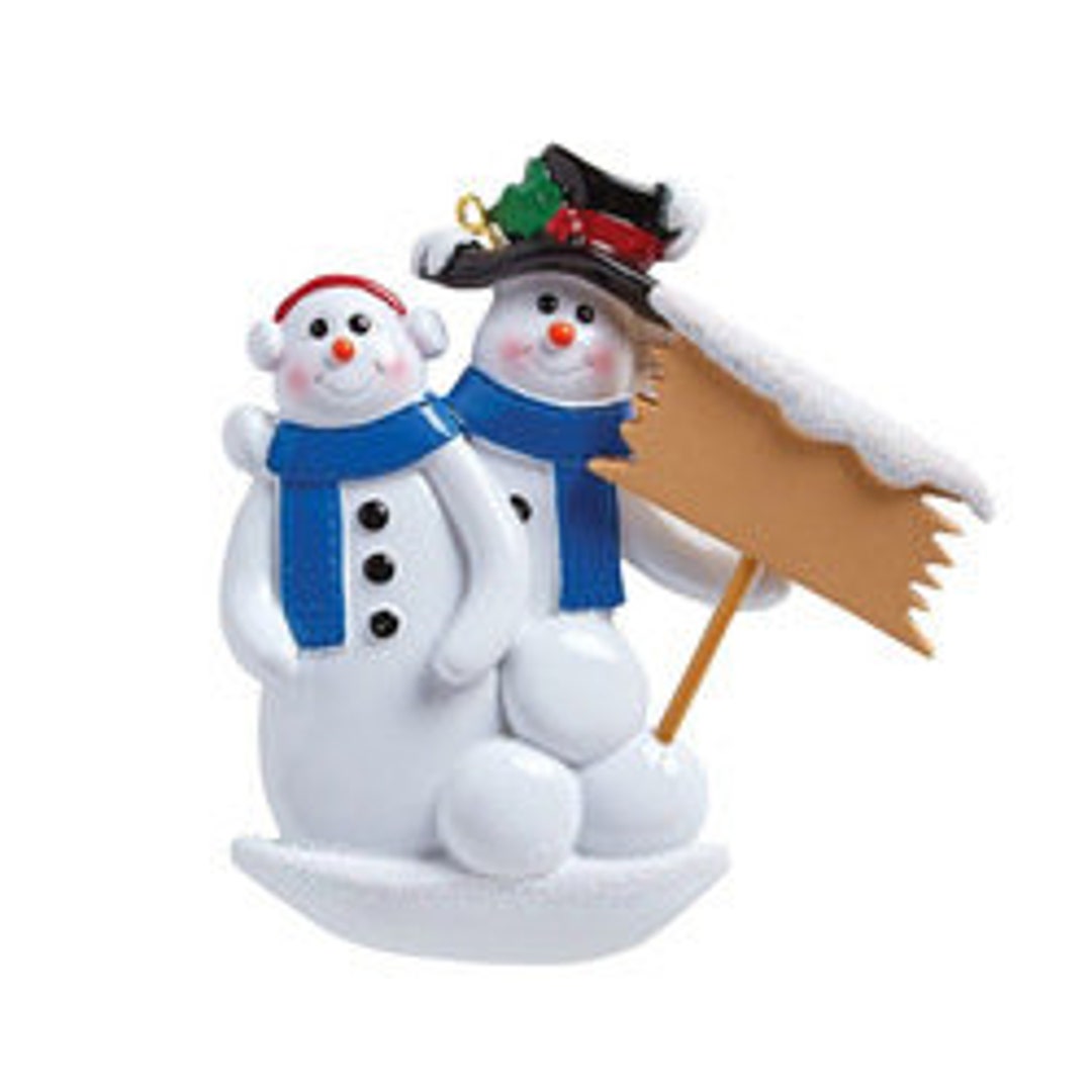 SNOWMAN SNOWBALL FAMILY of 2 - Etsy