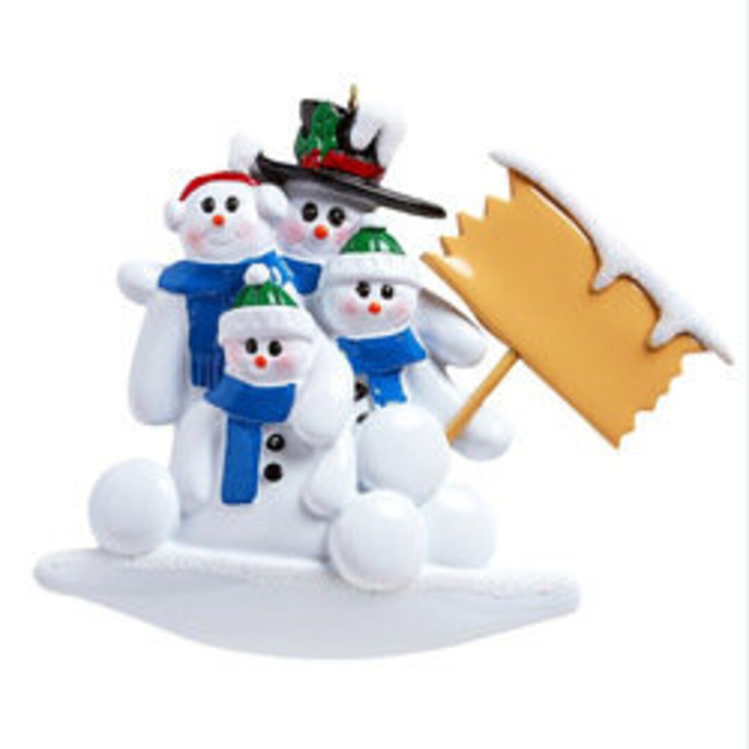 SNOWMAN SNOWBALL FAMILY of 4 - Etsy