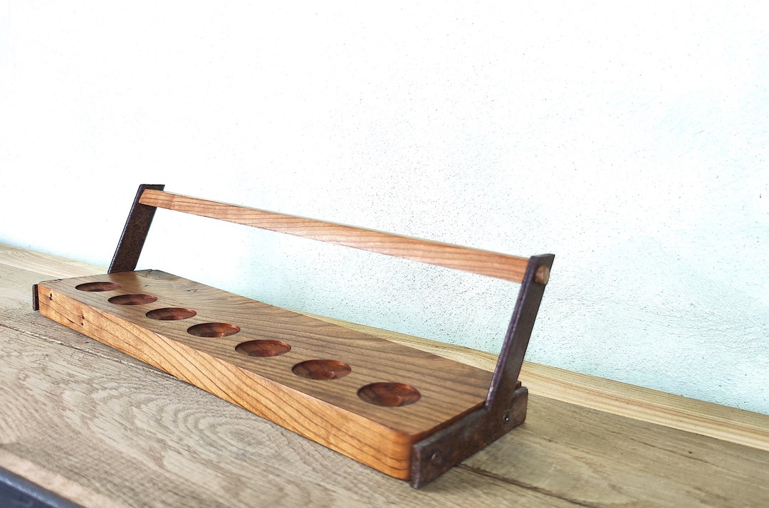 7-place Wooden Pipe Holder - Etsy