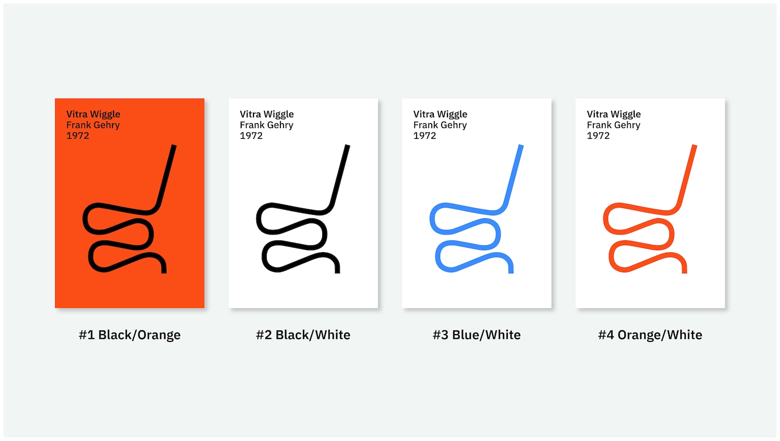 Wiggle Chair, Frank Gehry, Chair Poster, Digital Download Print ...