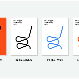Wiggle Chair, Frank Gehry, Chair Poster, Digital Download Print ...