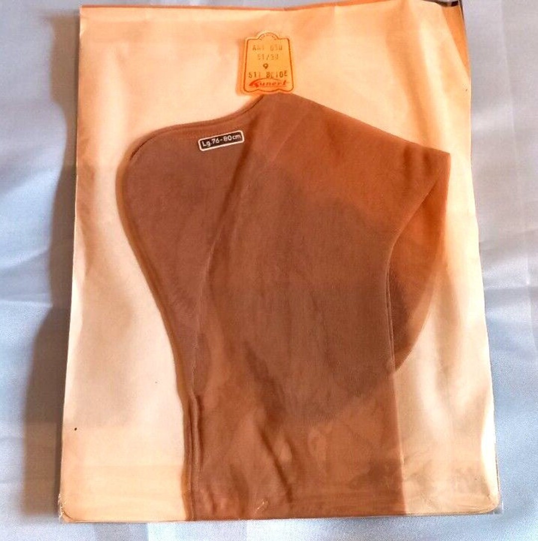 Fully Fashioned Stockings Perlon Nylon Kunert Brown Reinforced - Etsy