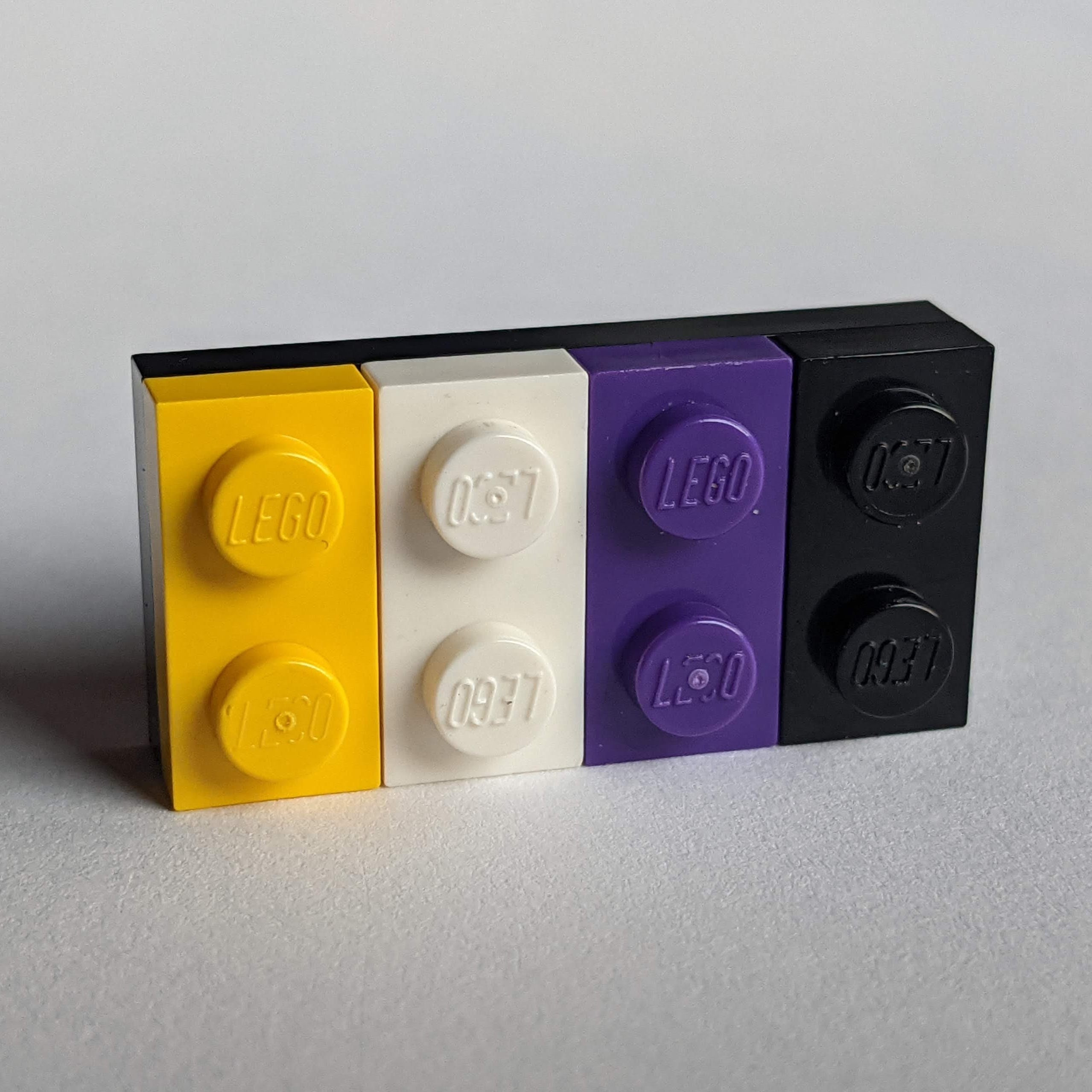 Pride Pin Made From Genuine LEGO Bricks Lapel Pin Tie Tack Lgbtqia Lgbtq Ace Asexual Aro ...