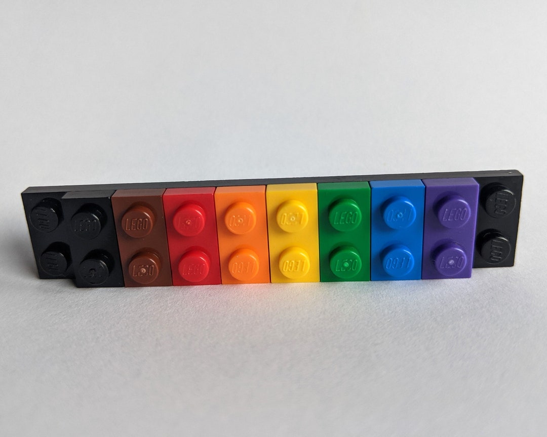 Pride Hair Clip Made From Genuine LEGO Bricks Alligator Clip Lgbtqia ...