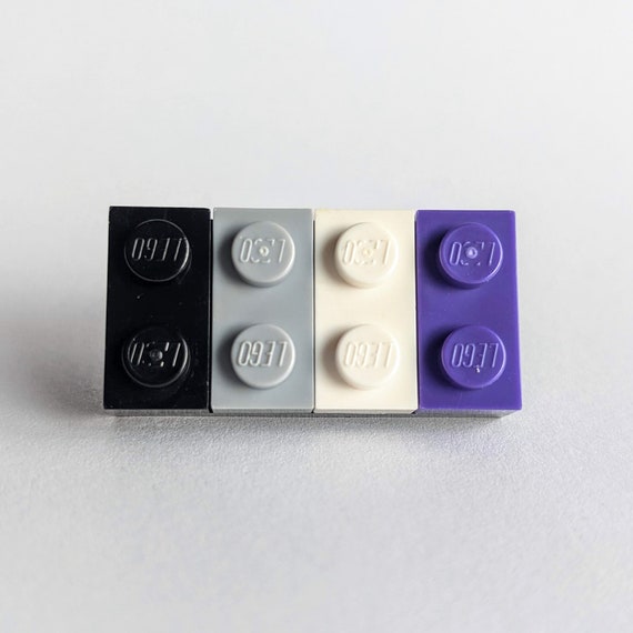 Pride Pin Made From Genuine LEGO Bricks Lapel Pin Tie Tack - Etsy