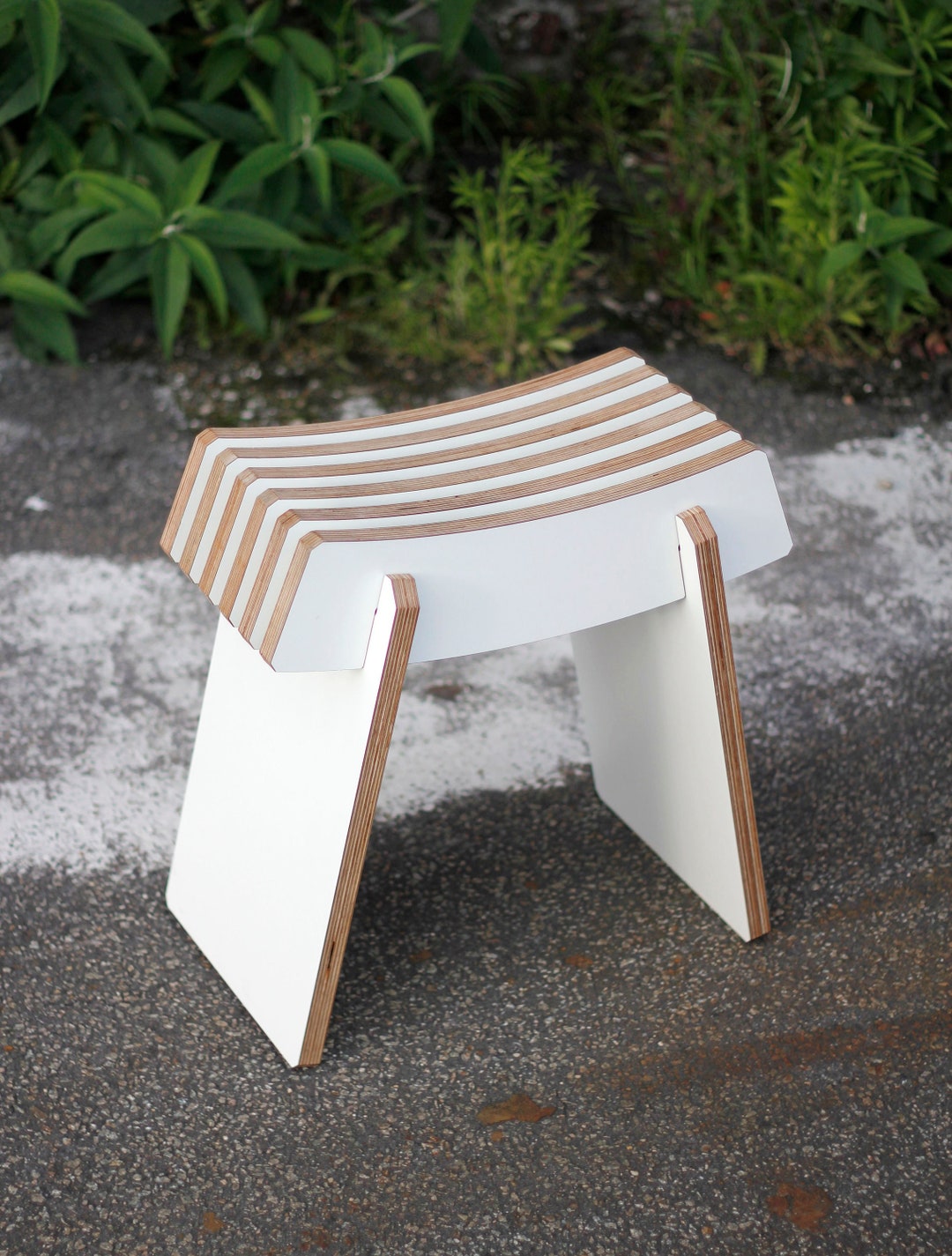 Torii Movable & Durable Wood Stool Requiring No Tools, Screws, or ...