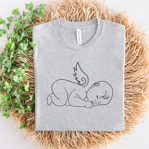 Baby ANGEL Custom Name and Date T-shirt or Sweatshirt, Baby Loss ...