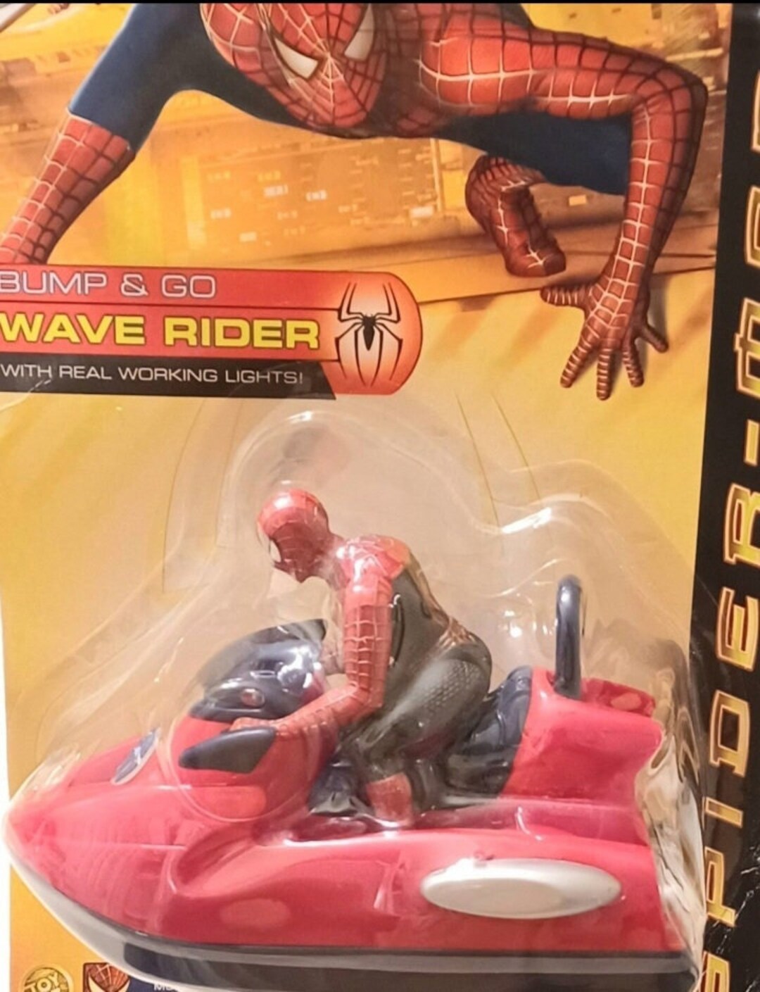 Marvel: Spider-man Wave Rider Bump N Go - Etsy