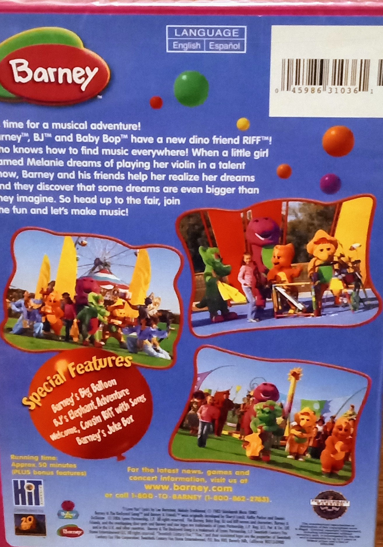 Barney: Let's Make Music DVD - Etsy