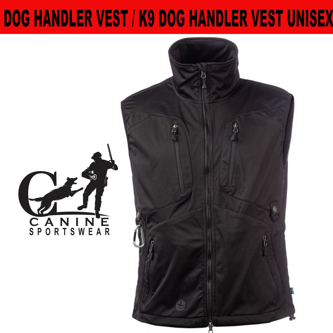 Unisex Dog Handler Vest K9 Handler Vest Dog Training Vest Training Vest ...