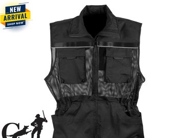Summer Dog Handler Vest Dog Training Vest Canine Handler Vest Training ...