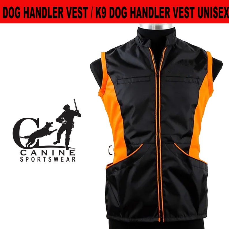 Summer Dog Handler Vest Dog Training Vest Canine Handler Vest Training ...