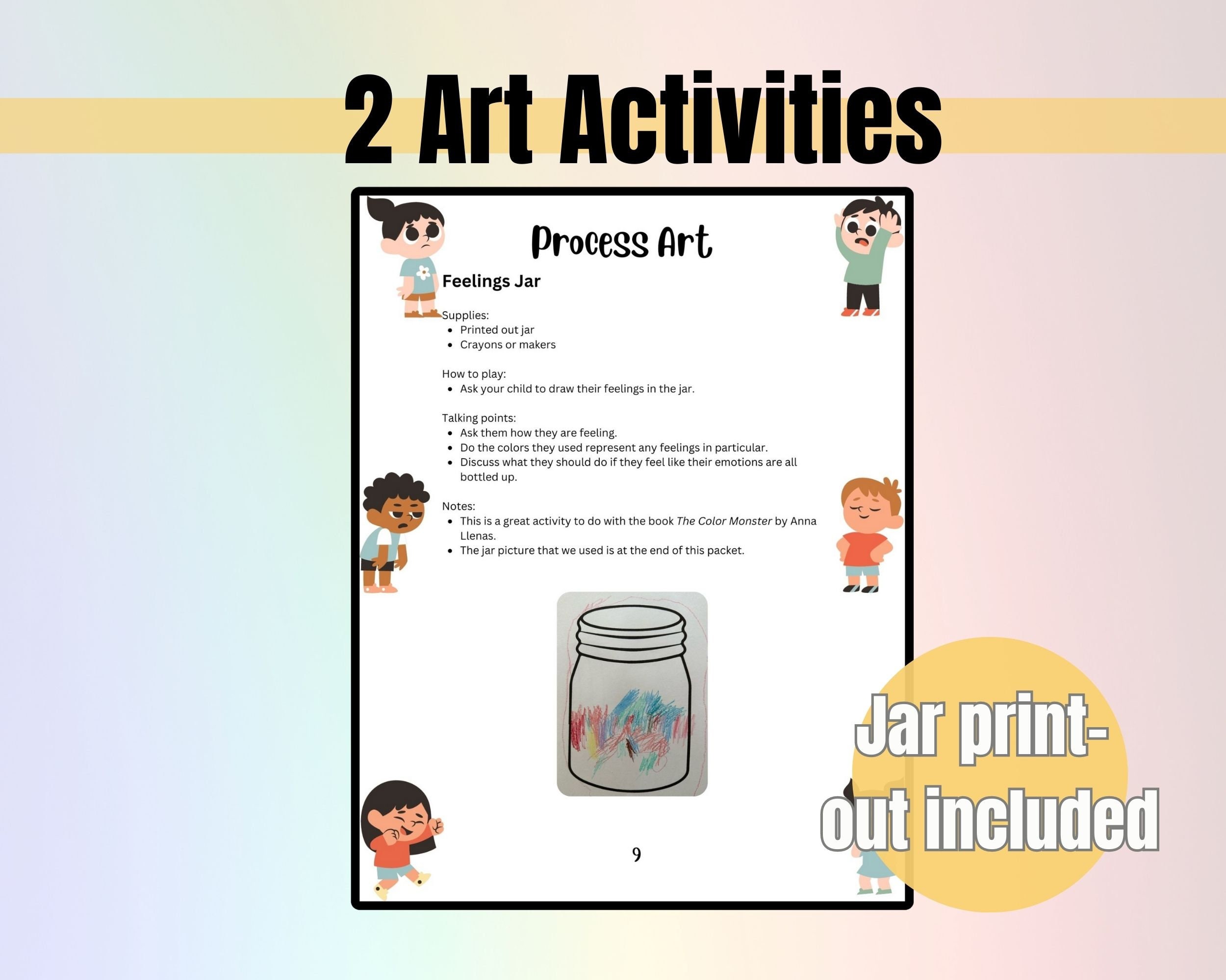 Toddler Lesson Plan: Emotions- Printable Activity Guide for Parents to ...