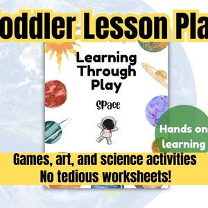 Toddler Lesson Plan: a Printable Guide for Parents to Teach Their Child ...