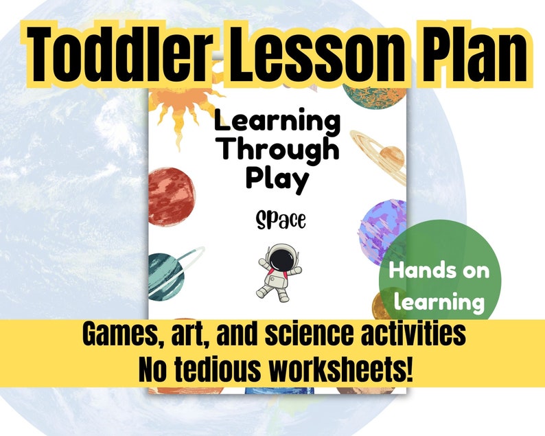 Toddler Lesson Plan: a Printable Guide for Parents to Teach Their Child ...