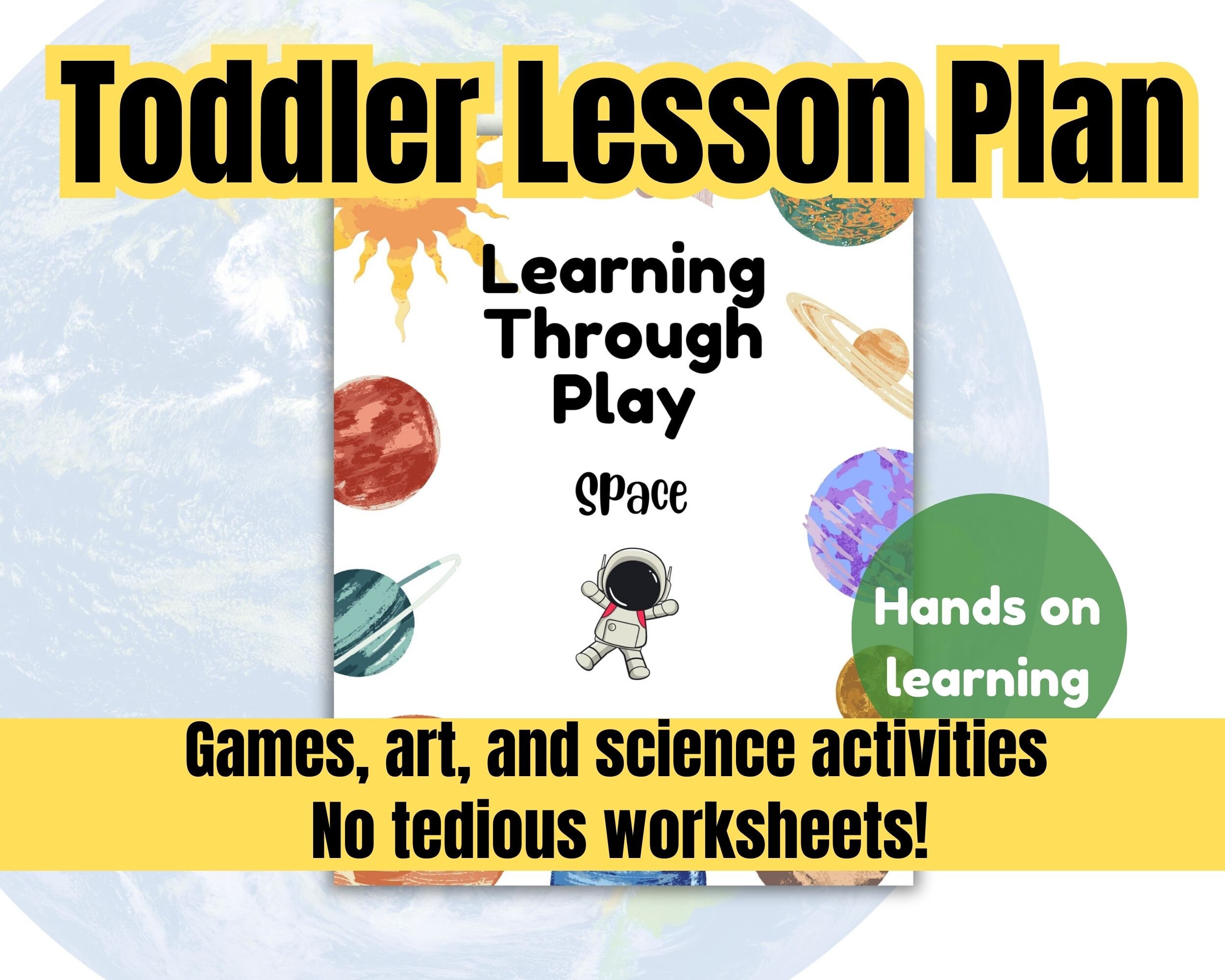 Toddler Lesson Plan: a Printable Guide for Parents to Teach Their Child ...