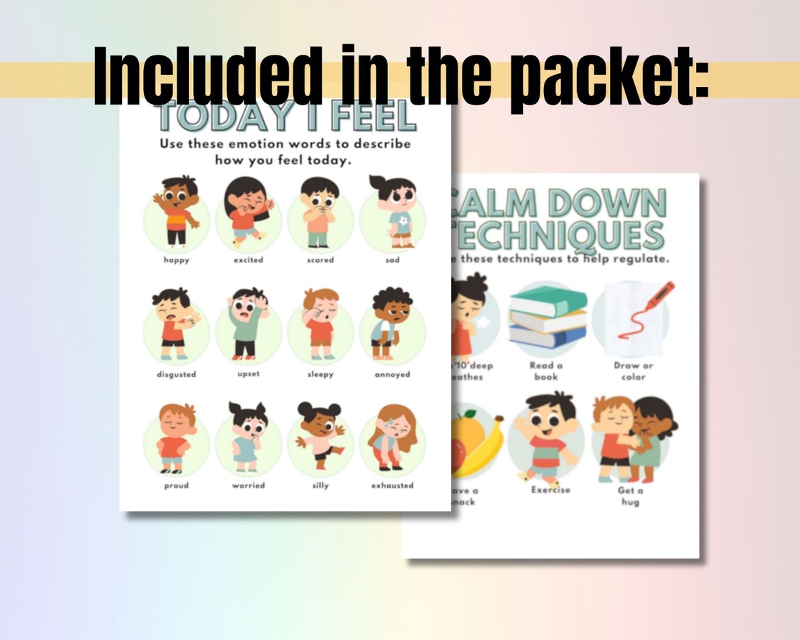 Toddler Lesson Plan: Emotions- Printable Activity Guide for Parents to ...