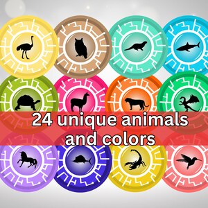 Creature Discs Animal Power Bundle #2- Printable DIY Dramatic and ...