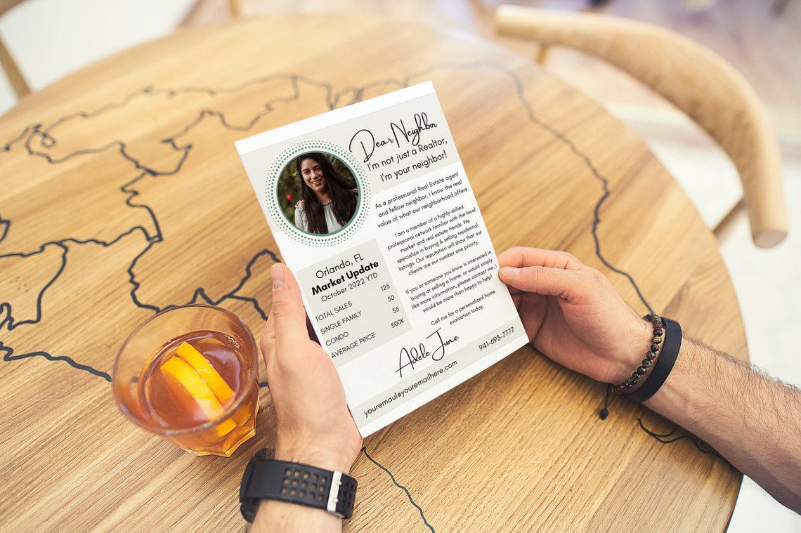 Dear Neighbor Letter Template Real Estate Marketing Direct Mail ...