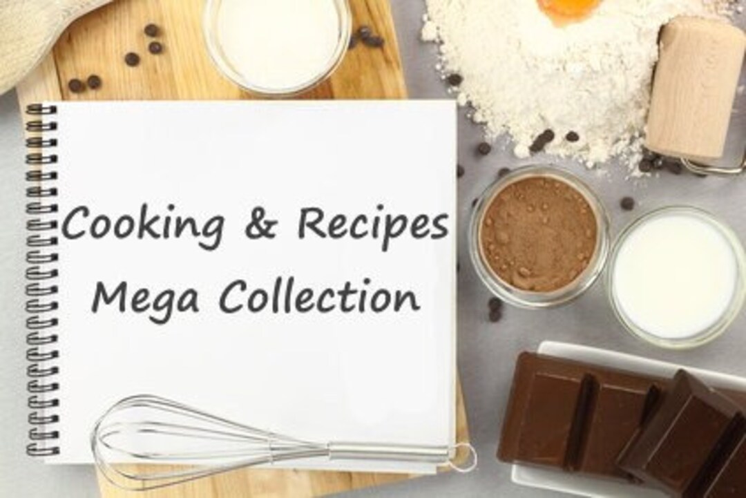 Cooking & Recipes Mega Collection Cookbook Ebooks Recipe Cards PLR ...