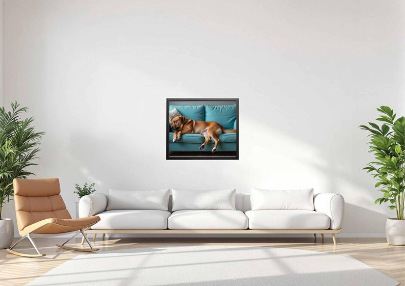 The Sleeping Dog - Instant Digital Art Download - Etsy