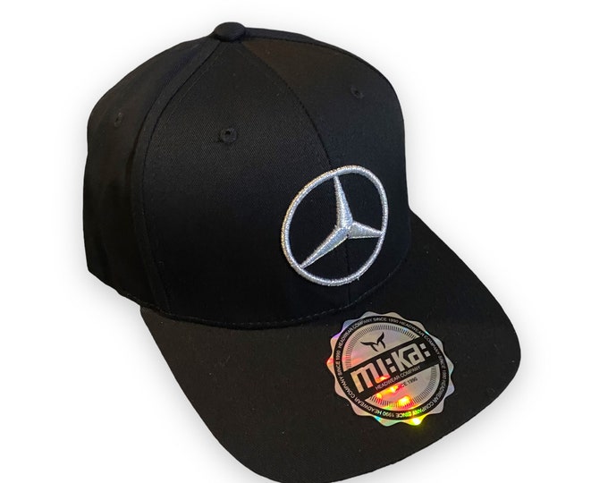 Mercedes-benz Car Official Logos Cotton Cap Embroidered Adjustable - Etsy