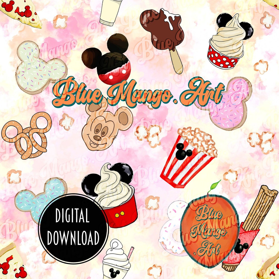 Magic Snacks Seamless Seamless Pattern Digital Mouse Snacks Seamless ...