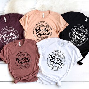Activity Squad Shirt, Activity Assistant Shirt, Activity Coordinator ...