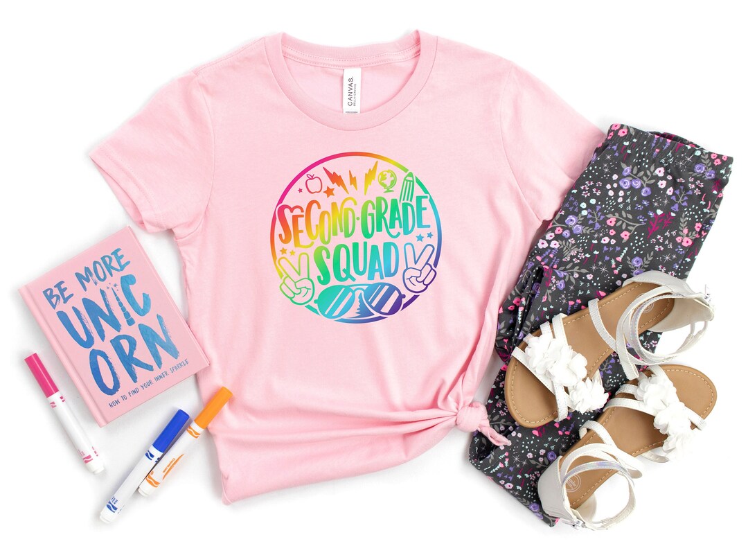 2nd Grade Squad Shirt, Second Grade Kids Shirt, Back to School Shirt ...